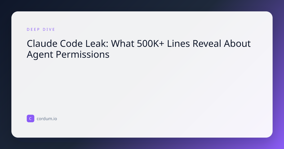 Claude Code Leak Analysis (2026): What 500K+ Lines Reveal About Agent ...